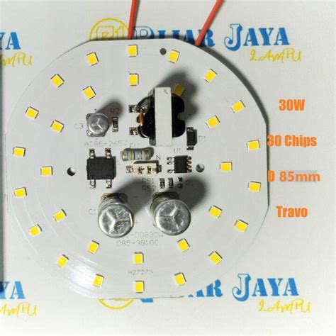 PCB Lampu LED AC 30 Watt TRAVO Modul Driver Mata LED 30W Mesin Lampu Led 30watt Lazada Indonesia