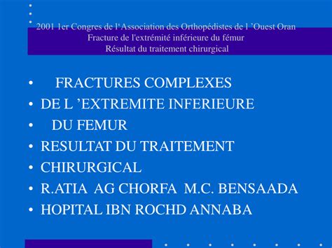 Pdf Fractures Complexes De Lextrémité Inférieure Du Fémur Résultat