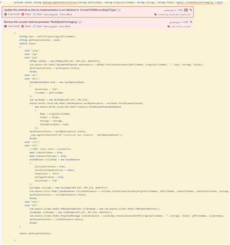 functions should not have too many lines of code doesn t work