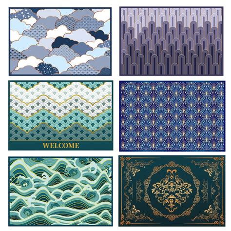 가정용 입구 입구 바닥 매트 사용 두꺼운 내마모성 방수 자기 접착 벽 스티커 타일 스티커 사양 60x90cm Rht 001