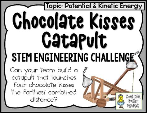 Chocolate Kisses Catapult Stem Engineering Challenge By Smart Chick