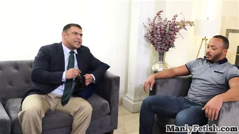 Mesmerized Black Gay Fucks White Bottom After Rimmed