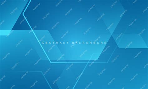 Premium Vector Abstract Blue Geometric Overlap Design Modern Futuristic Technology Background