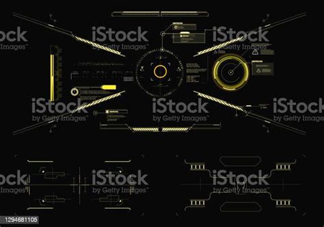 공상 과학 스타일의 콜아웃 타이틀과 프레임 바 라벨 정보 통화 상자 바 0명에 대한 스톡 벡터 아트 및 기타 이미지 0명 3차원 형태 개념 Istock