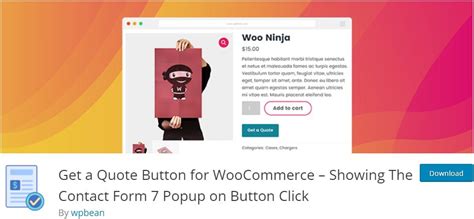 how to add woocommerce request a quote button quadlayers