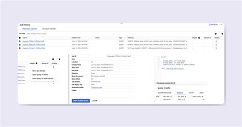 bigquery job history retrieve analyze and manage queries effortlessly