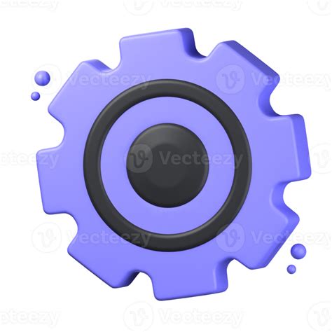 Setting 3d Icon Illustration Object User Interface 3d Rendering