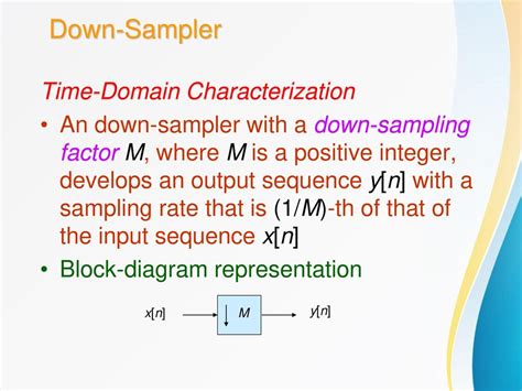 MULTI RATE DIGITAL SIGNAL PROCESSING Ppt Download