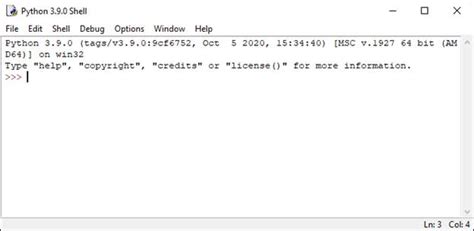 Note That The Shell Might Display A Different Version Of Python Installed In Myexamples Below