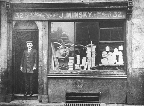 Jacob Minsky 32 Christian Street Shadwell London E1 Date Unknown