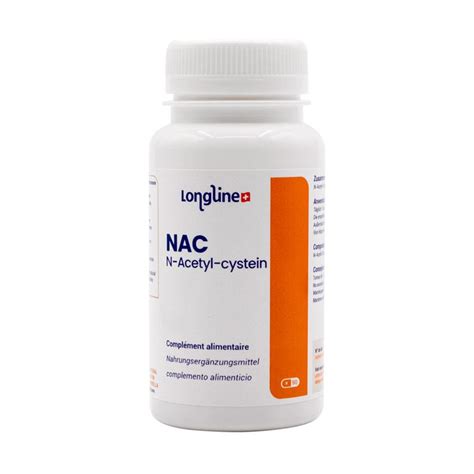Complément Alimentaire à Base De N Acetyl Cystein Nac 90 Gélules