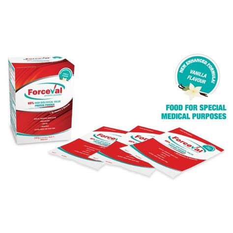 Forceval Protein Instant Vanilla Flavor Sachets 8x30g Limassol Pharmacy