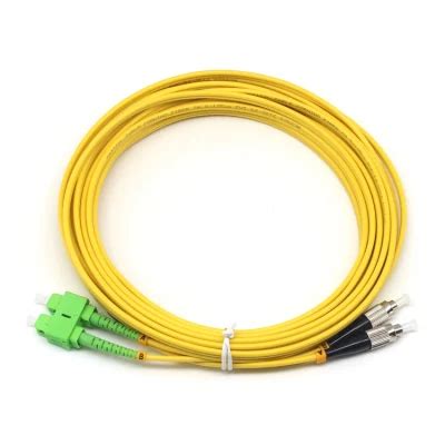 Duplex Sc APC FC Upc Single Mode Optic Fiber Patch Cord M Length China Fiber Jumper Cable