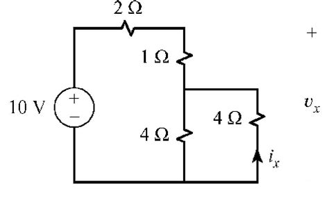 Solved Determine Vx And Ix In This Circuit Using The Circuit Chegg Com