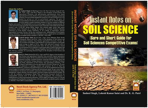 Instant Notes On Soil Science Sure And Short Guide For Soil Science Competitive Exams By Singh