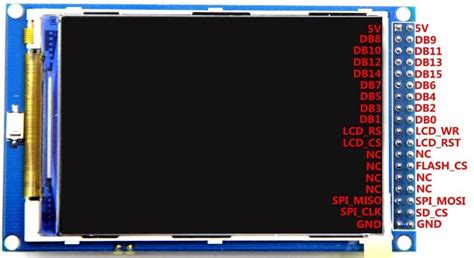 Блок для дисплея контроллеров на базе библиотеки Tft Espi Ili9341 St7735 Ili9163 S6d02a1