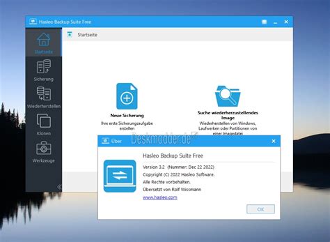 Hasleo Backup Suite 32 Korrigiert Fehler Bei Der Wiederherstellung Und Mehr Deskmodderde