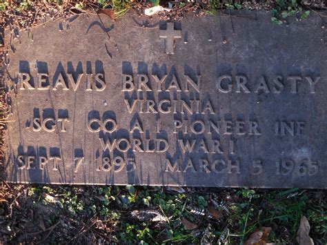 Reavis Bryan Grasty 1895 1965 Find A Grave äreminne