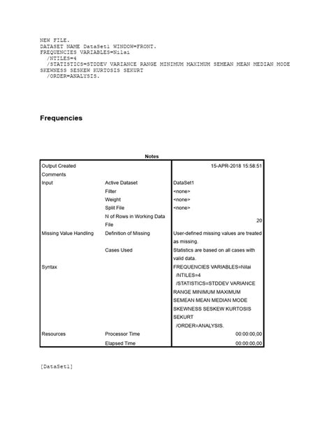 Analisis Output Case2 Pdf Skewness Standard Deviation