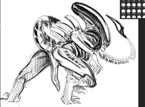 Rule 34 Alien Franchise Anus Ass Kukumomo Male Xenomorph Monochrome