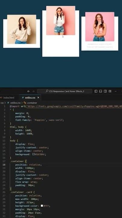 Hoverable Cards With Html5 And Css3 Html Css Coding Programming Webdevelopment Webdesign