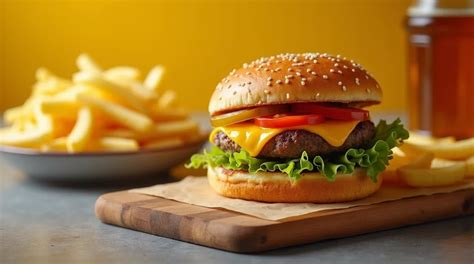 Cheeseburger And French Fries A Flavor Explosion Youll Love Cheese And Recipes