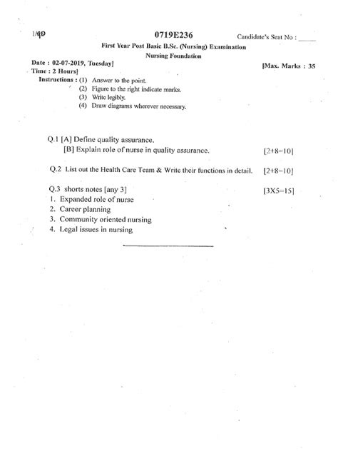 first year b sc nursing pdf