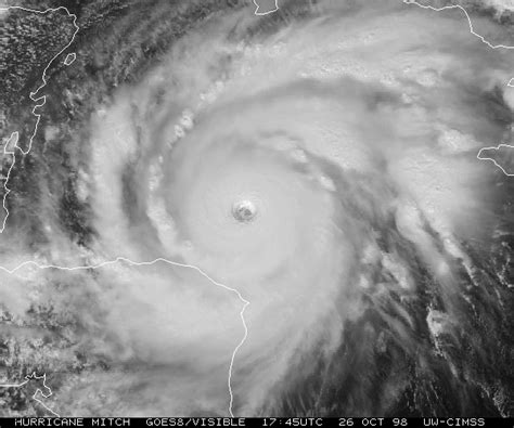 Hurricane Mitch Visible 26 October1745utc