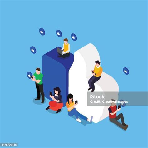 소셜 네트워킹을 위해 노트북 태블릿 Pc 및 스마트 폰과 같은 모바일 장치를 사용하는 청소년 소셜 네트워킹에 대한 스톡 벡터 아트 및 기타 이미지 Istock