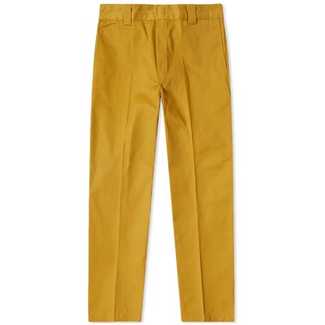 Dickies Mens 873 Slim Straight Work Pant In Bronze Mist Dickies Construct