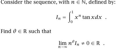 Solved Consider The Sequence With NinN Defined Chegg