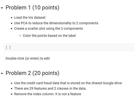 Solved Problem Points Load The Iris Dataset Use Chegg
