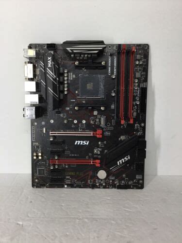MSI B450 GAMING PLUS MAX AMD B450 USB 3.2 Gen2 (MS-7B86) ATX ...