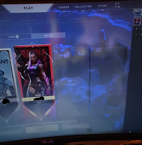 Blue Dots On The Right Side Of My Monitor Happens In Game And On The Desktop R Monitors