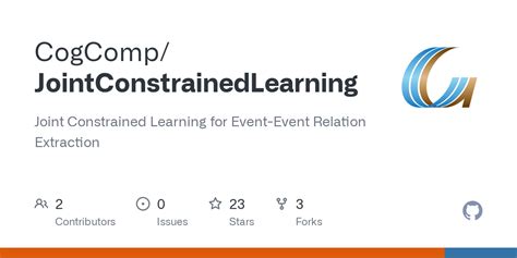 Github Cogcompjointconstrainedlearning Joint Constrained Learning
