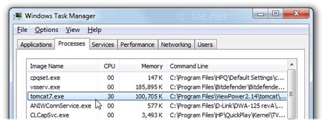 Tomcat7exe Windows Process What Is It