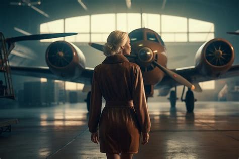 Premium Ai Image Airport Airplane Fly Terminal An Aerodrome With Extended Facilities For