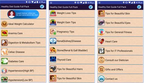 Top Diet And Nutrition Apps For Healthy Life Style Android And Ios