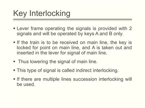 Railway Signalling And Interlocking Pptx