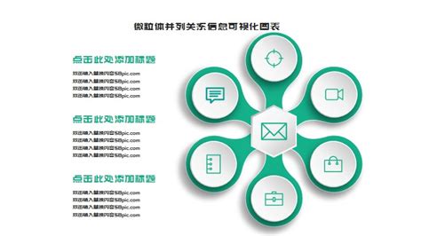 Simple Microsome Parallel Relationship Information Visualization Ppt