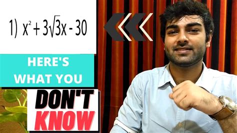 Middle Term Splitting Factorization Of Polynomials Part 4 Youtube