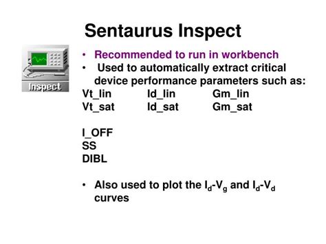 PPT Synopsys Sentaurus Tutorial For EE M Project PowerPoint Presentation ID