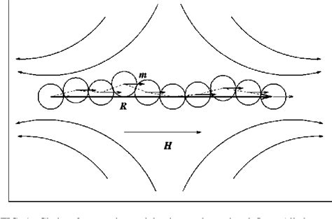 figure 1 from a field oriented chain of dipolar particles in