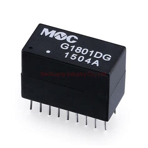 18 Pin Single Port 1000 Base T Ethernet Transformer Dip Lan Transformer 1000base T Lan