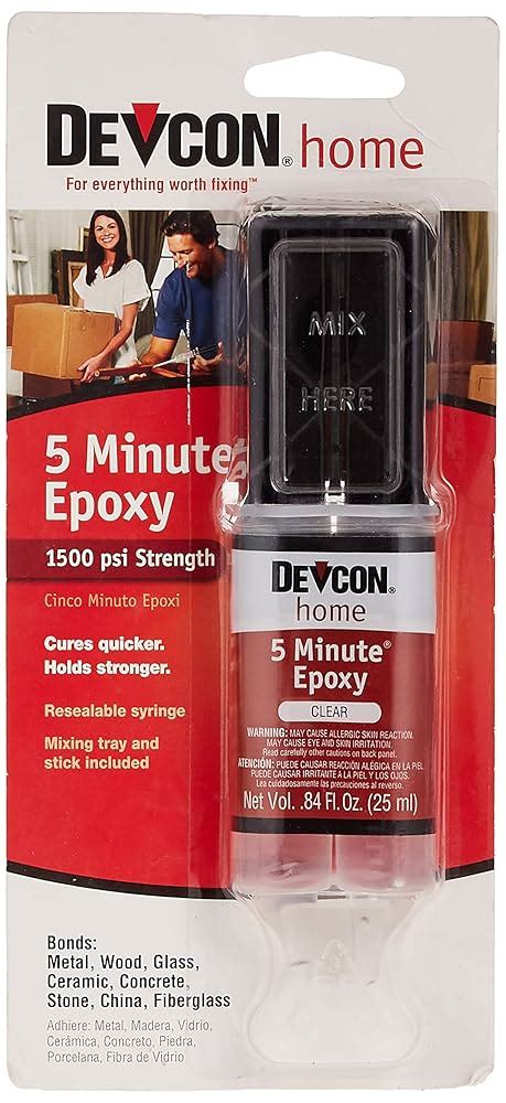 Devcon Epoxy 5 Minute Epoxy 1 Ounce Syringe Glu 720 80 Price Devcon 5