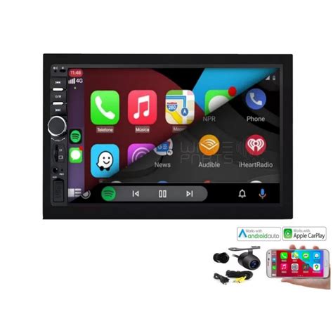 Central Multimidia Mp5 2 Din Com Apple Carplay Android Auto Universal Shopee Brasil