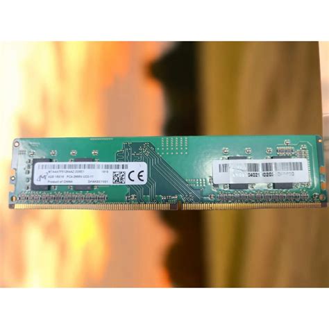 含稅 美光 Ddr4 2666 3200 4g 4gb 單面顆粒 保固一個月 11r257 蝦皮購物 含稅 美光 Ddr4 2666 3200 4g 4gb 單面顆粒 保固一個月 11r257 蝦皮購物