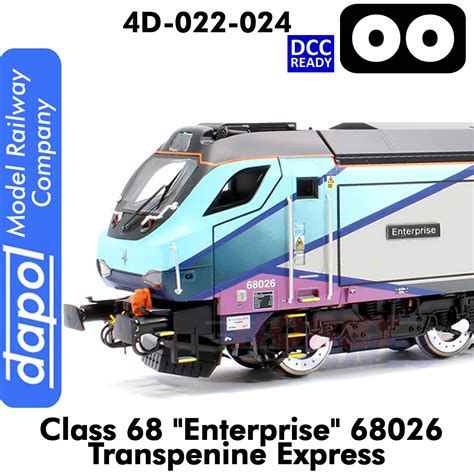 Class 68 Enterprise 68026 Transpenine Express Dapol 4d 022 024