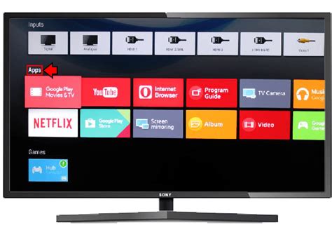how to add apps to a sony smart tv