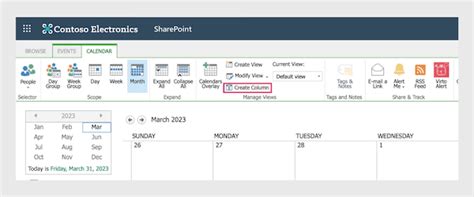 How To Add And Customize A Calendar In Sharepoint Online